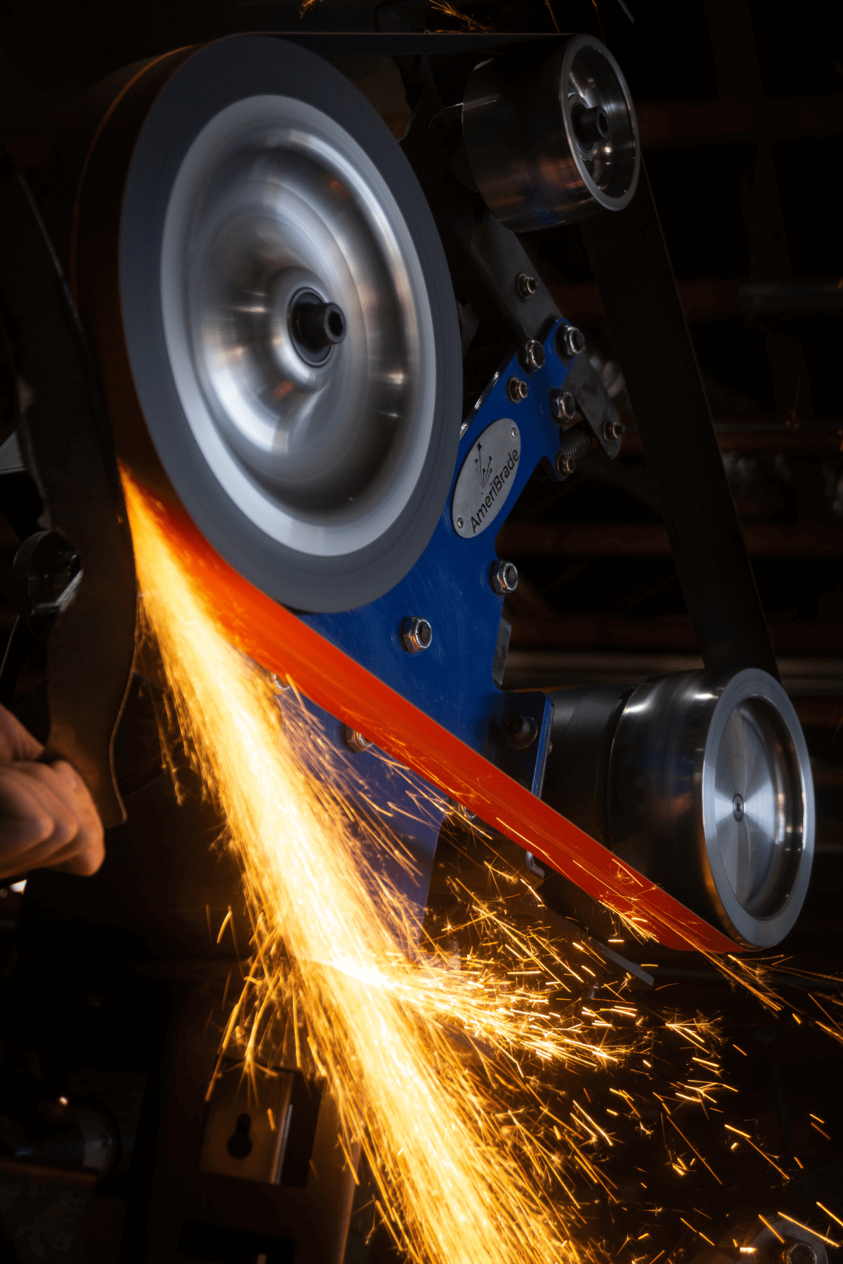 AmeriBrade - Belt Grinder Machine (Power Source Package) – HEATTREATNOW